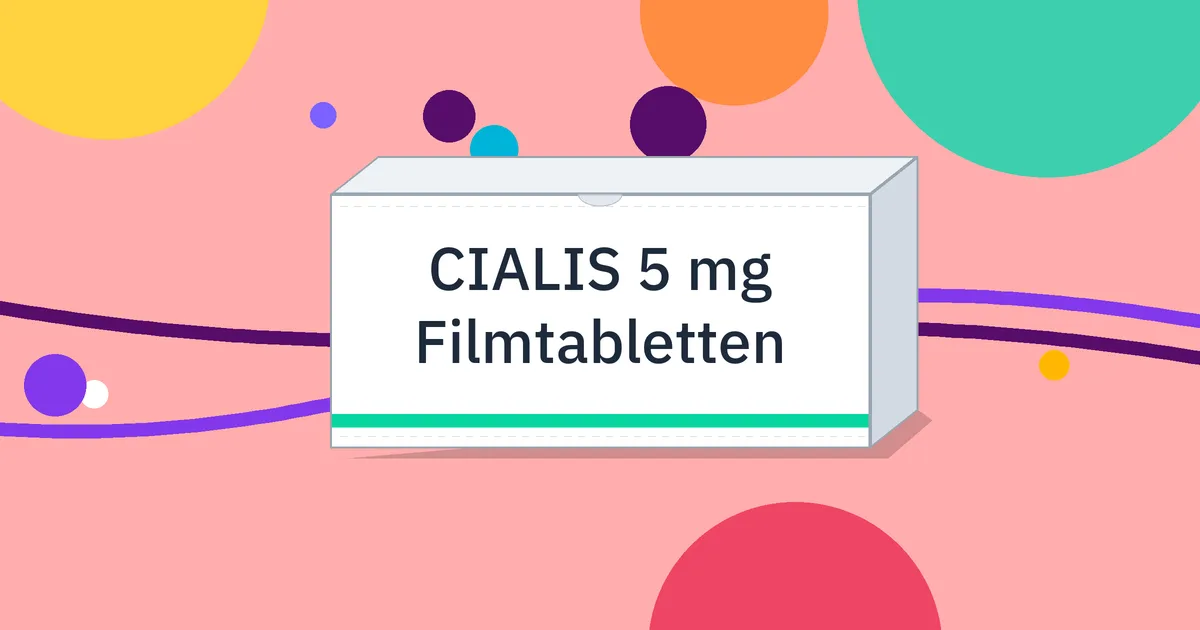 Symbolbild: Packung mit der Aufschrift CIALIS 5 mg Filmtabletten (PZN 19415465) – Verfügbarkeit und Bezug in Apotheken in Frankfurt am Main