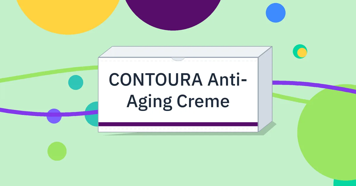 Symbolbild: Packung mit der Aufschrift CONTOURA Anti-Aging Creme (PZN 12393111) – Verfügbarkeit und Bezug in Apotheken in Frankfurt am Main