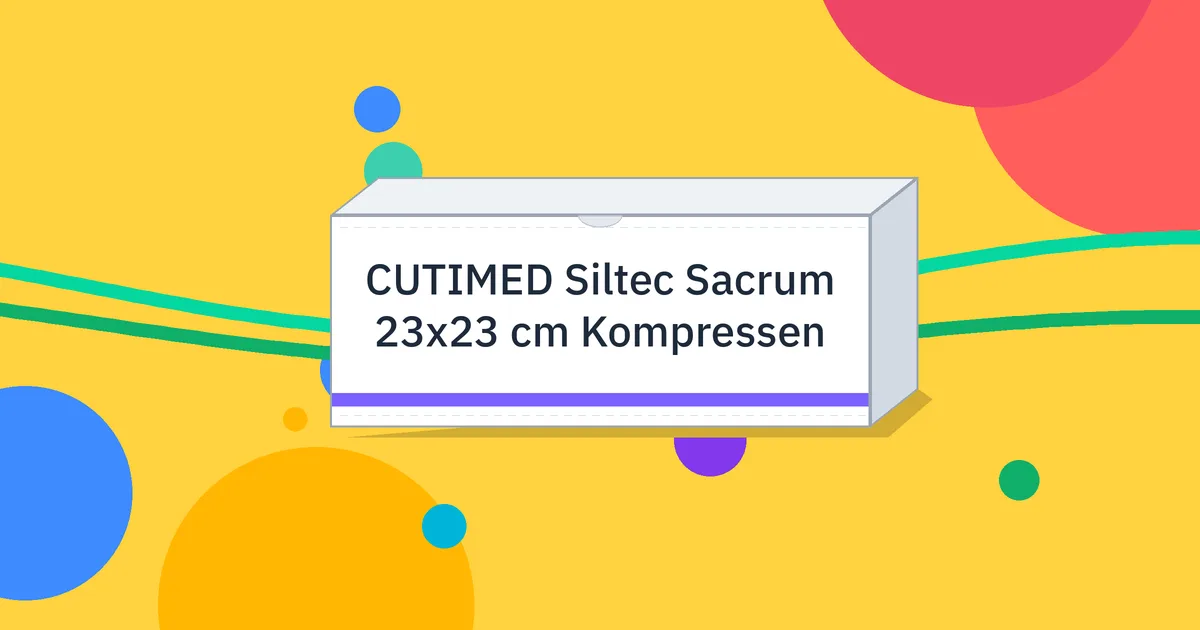 Symbolbild: Packung mit der Aufschrift CUTIMED Siltec Sacrum 23x23 cm Kompressen (PZN 20388259) – Verfügbarkeit und Bezug in Apotheken in Frankfurt am Main