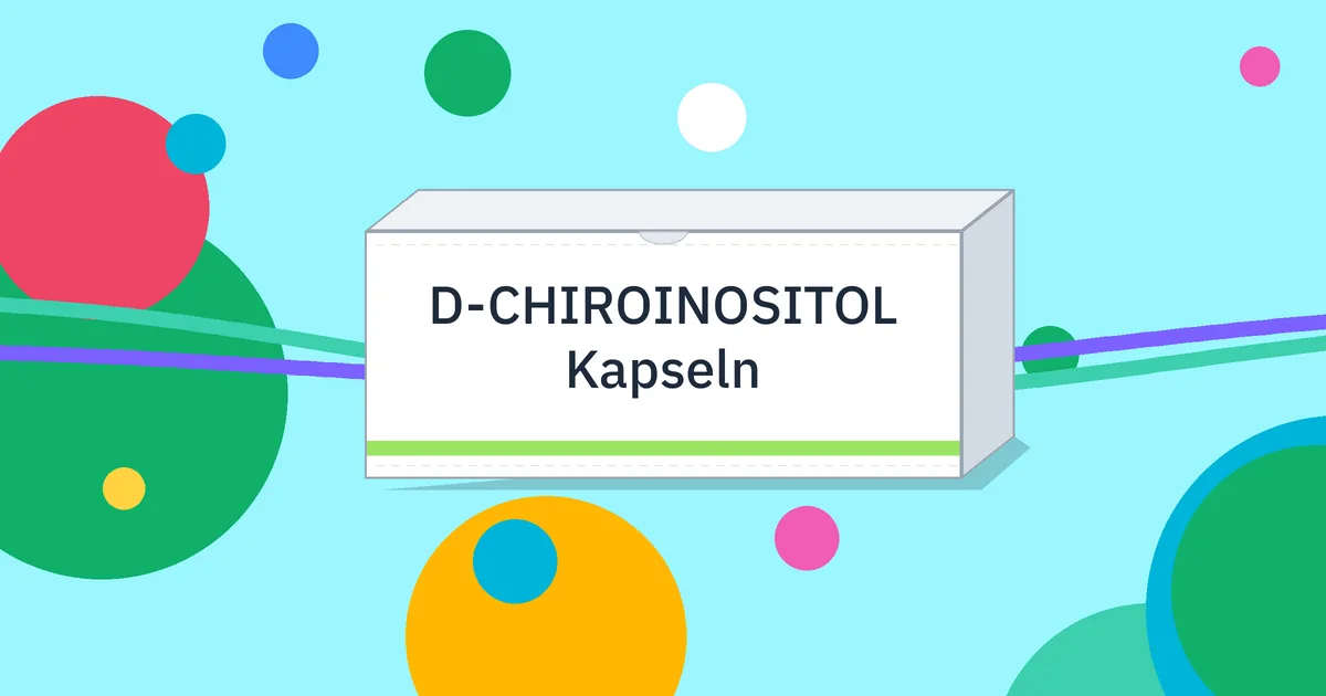 Symbolbild: Packung mit der Aufschrift D-CHIROINOSITOL Kapseln (PZN 20126565) – Verfügbarkeit und Bezug in Apotheken in Frankfurt am Main