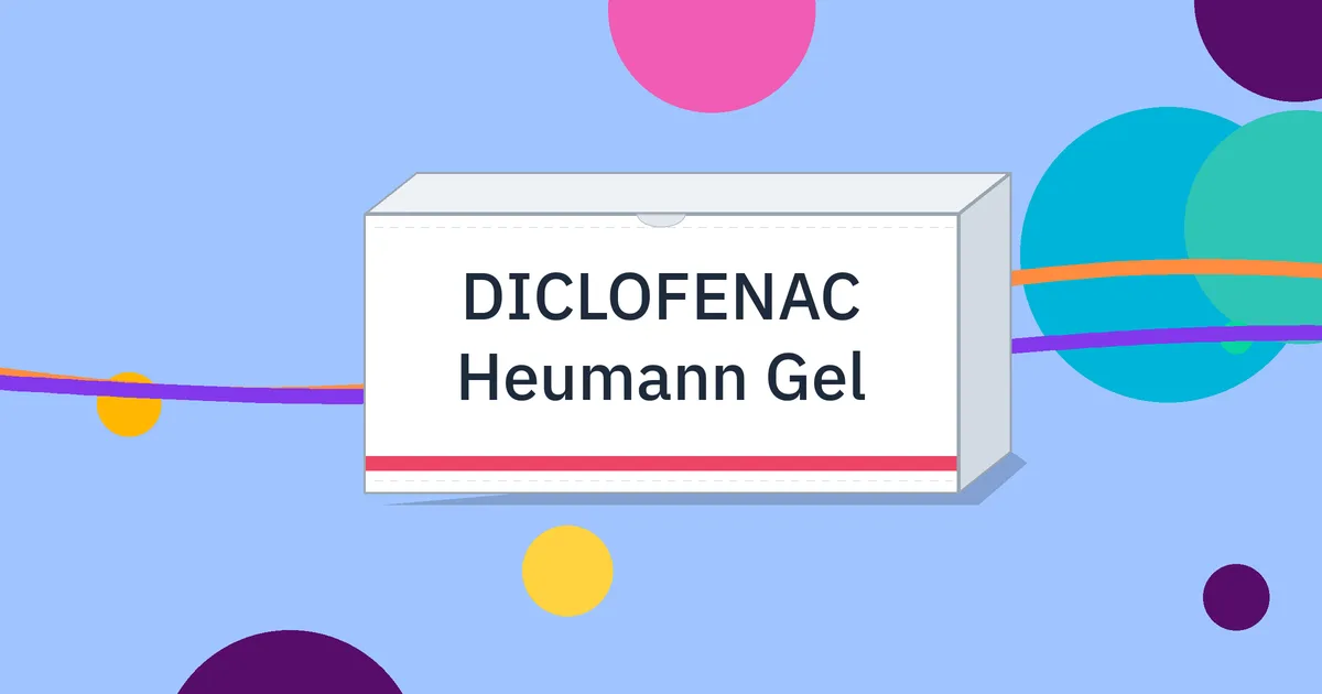 Symbolbild: Packung mit der Aufschrift DICLOFENAC Heumann Gel (PZN 06165363) – Verfügbarkeit und Bezug in Apotheken in Frankfurt am Main