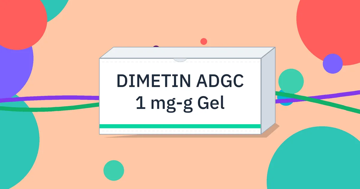 Symbolbild: Packung mit der Aufschrift DIMETIN ADGC 1 mg-g Gel (PZN 18206222) – Verfügbarkeit und Bezug in Apotheken in Frankfurt am Main