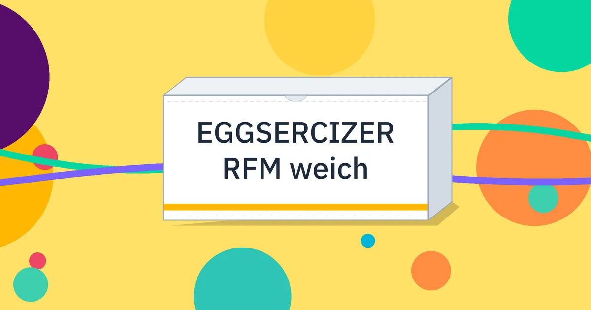 Symbolbild: Packung mit der Aufschrift EGGSERCIZER RFM weich (PZN 13817903) – Verfügbarkeit und Bezug in Apotheken in Frankfurt am Main