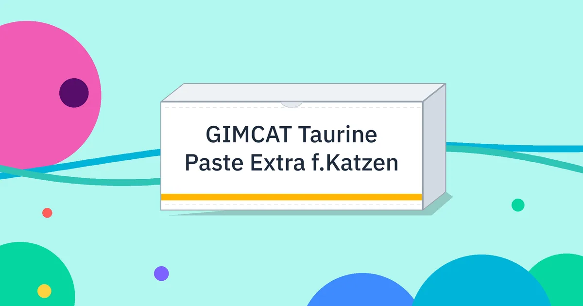 Symbolbild: Packung mit der Aufschrift GIMCAT Taurine Paste Extra f.Katzen (PZN 14216264) – Verfügbarkeit und Bezug in Apotheken in Frankfurt am Main