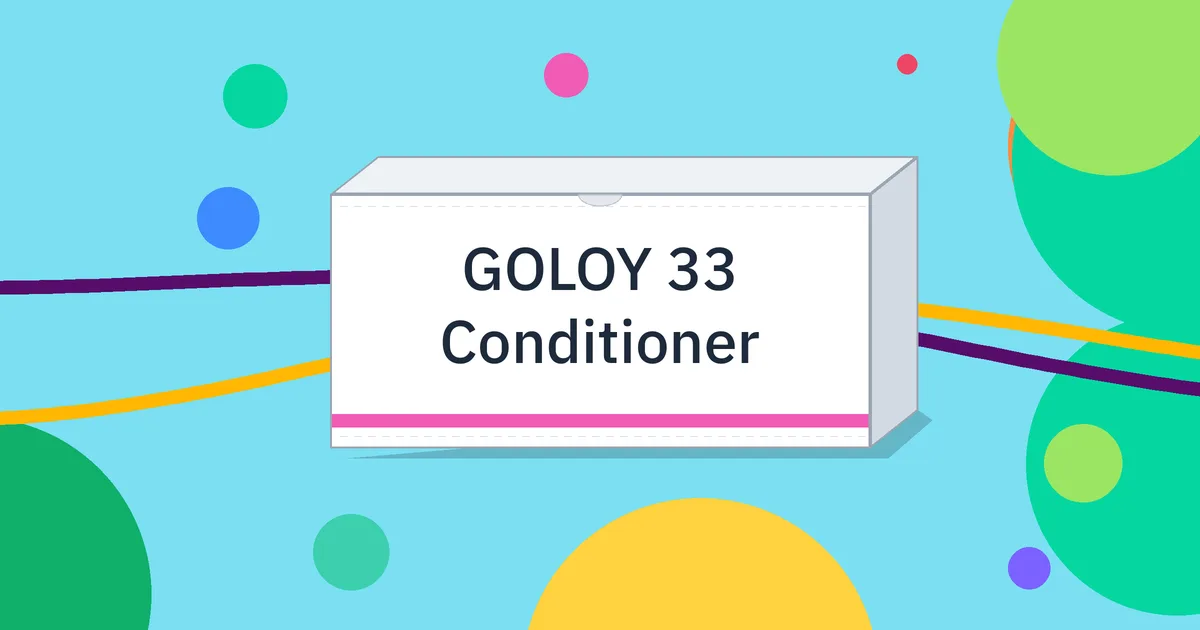 Symbolbild: Packung mit der Aufschrift GOLOY 33 Conditioner (PZN 14418619) – Verfügbarkeit und Bezug in Apotheken in Frankfurt am Main