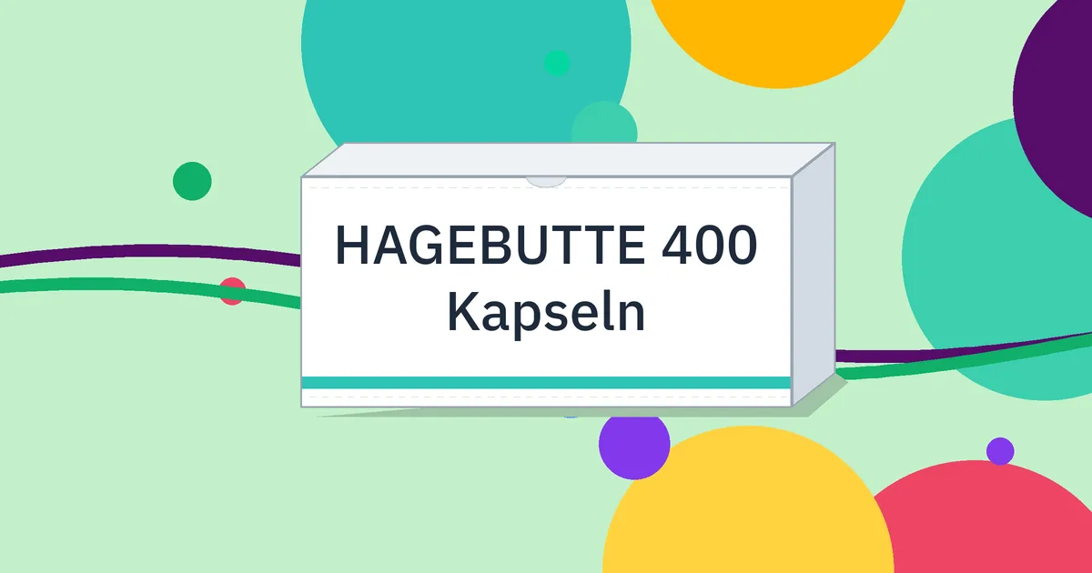 Symbolbild: Packung mit der Aufschrift HAGEBUTTE 400 Kapseln (PZN 02166035) – Verfügbarkeit und Bezug in Apotheken in Frankfurt am Main