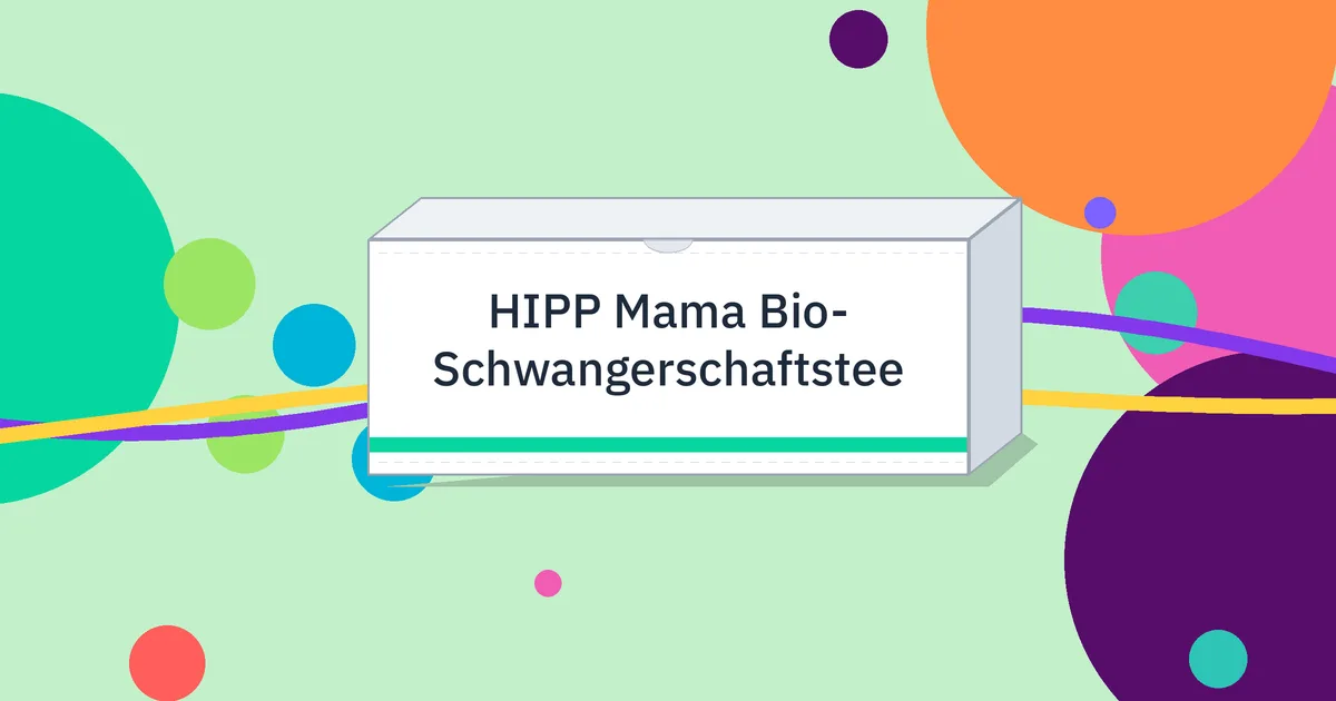 Symbolbild: Packung mit der Aufschrift HIPP Mama Bio-Schwangerschaftstee (PZN 12372586) – Verfügbarkeit und Bezug in Apotheken in Frankfurt am Main