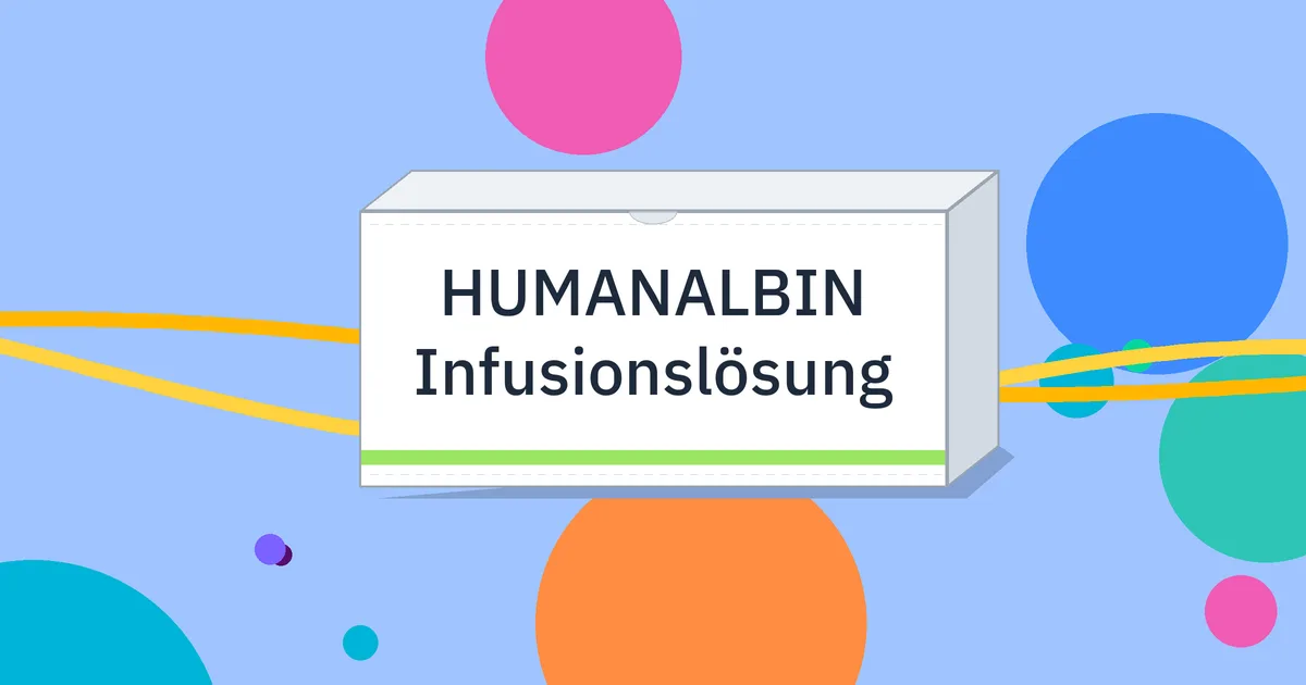 Symbolbild: Packung mit der Aufschrift HUMANALBIN Infusionslösung (PZN 03572808) – Verfügbarkeit und Bezug in Apotheken in Frankfurt am Main
