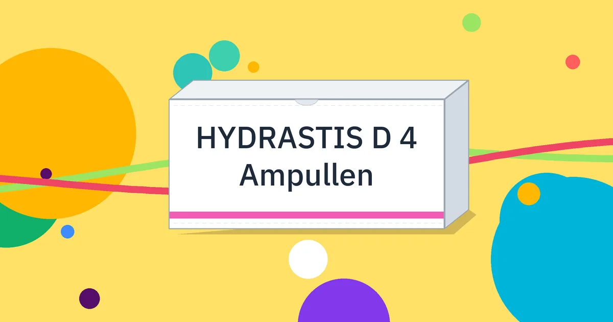 Symbolbild: Packung mit der Aufschrift HYDRASTIS D 4 Ampullen (PZN 11706401) – Verfügbarkeit und Bezug in Apotheken in Frankfurt am Main