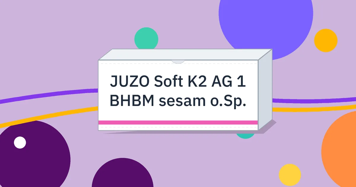 Symbolbild: Packung mit der Aufschrift JUZO Soft K2 AG 1 BHBM sesam o.Sp. (PZN 14860870) – Verfügbarkeit und Bezug in Apotheken in Frankfurt am Main