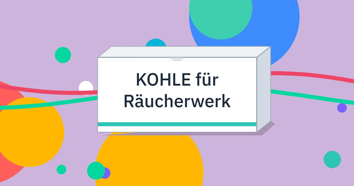 Symbolbild: Packung mit der Aufschrift KOHLE für Räucherwerk (PZN 09290494) – Verfügbarkeit und Bezug in Apotheken in Frankfurt am Main