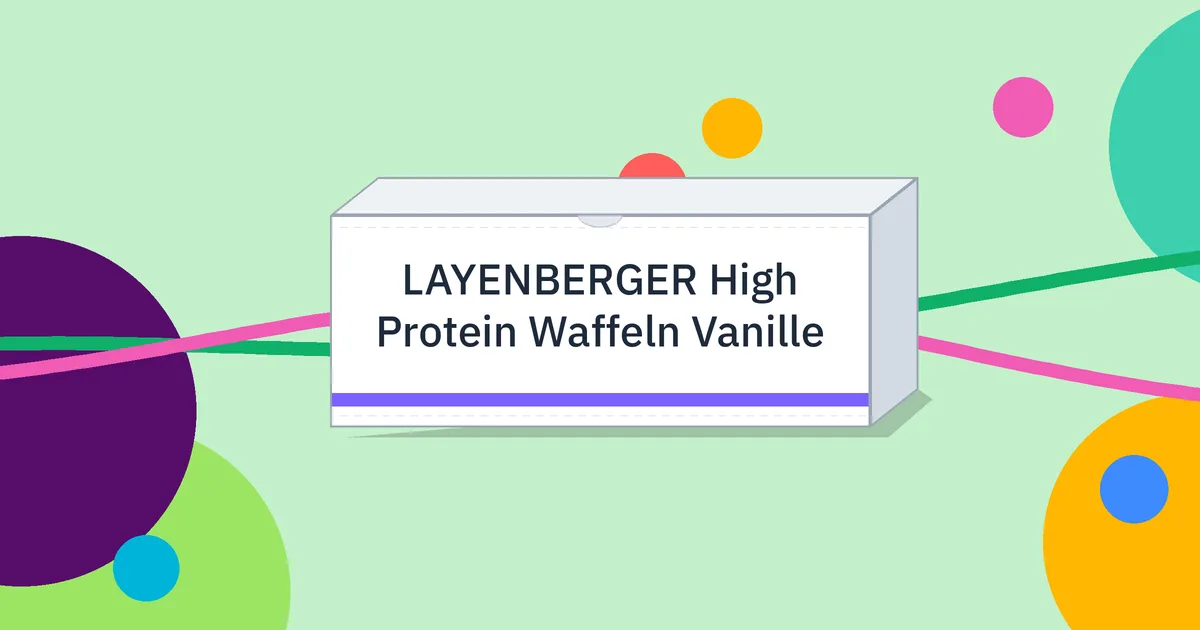 Symbolbild: Packung mit der Aufschrift LAYENBERGER High Protein Waffeln Vanille (PZN 16120829) – Verfügbarkeit und Bezug in Apotheken in Frankfurt am Main