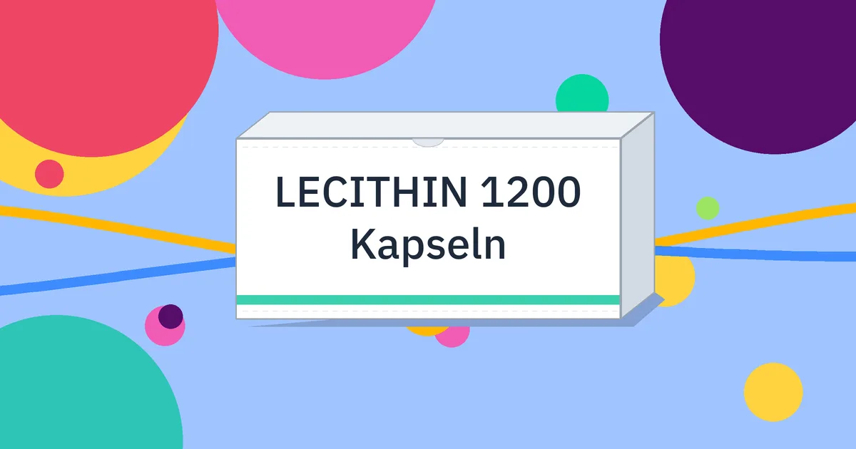 Symbolbild: Packung mit der Aufschrift LECITHIN 1200 Kapseln (PZN 02166710) – Verfügbarkeit und Bezug in Apotheken in Frankfurt am Main