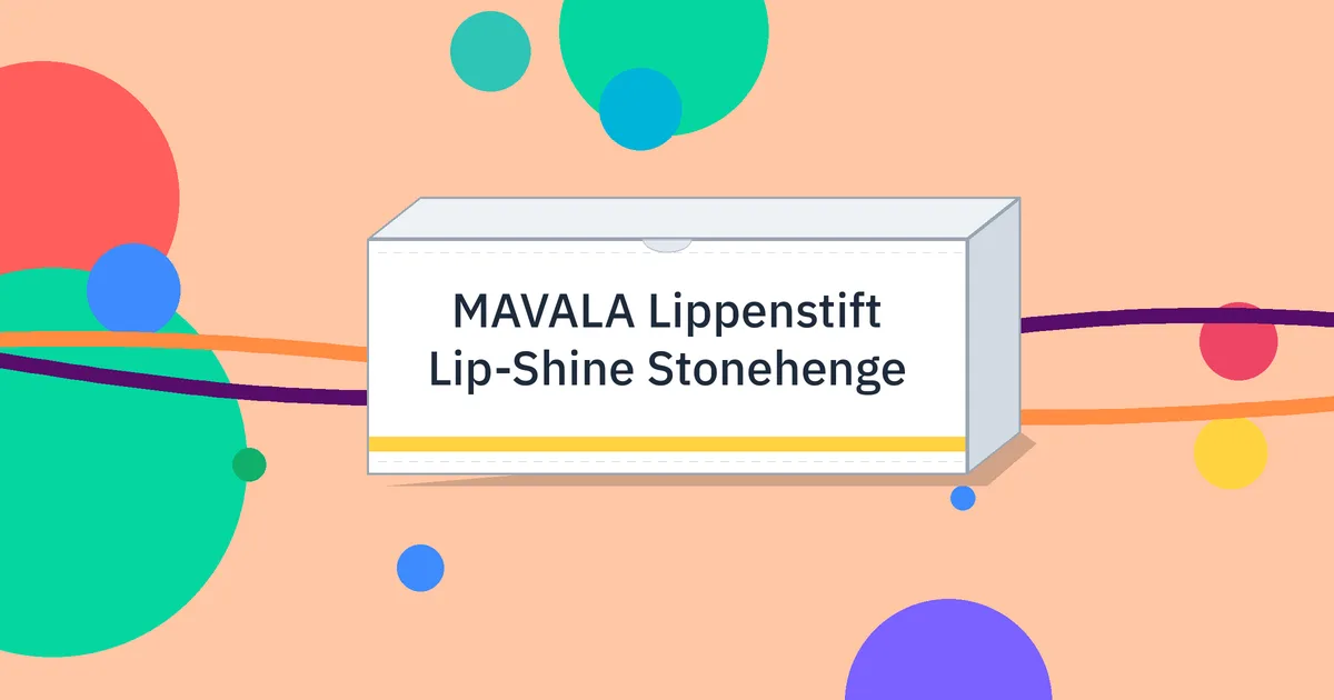 Symbolbild: Packung mit der Aufschrift MAVALA Lippenstift Lip-Shine Stonehenge (PZN 20467349) – Verfügbarkeit und Bezug in Apotheken in Frankfurt am Main