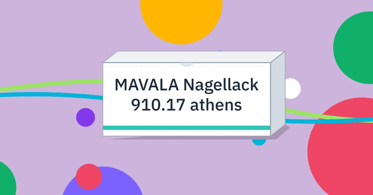 Symbolbild: Packung mit der Aufschrift MAVALA Nagellack 910.17 athens (PZN 14051030) – Verfügbarkeit und Bezug in Apotheken in Frankfurt am Main