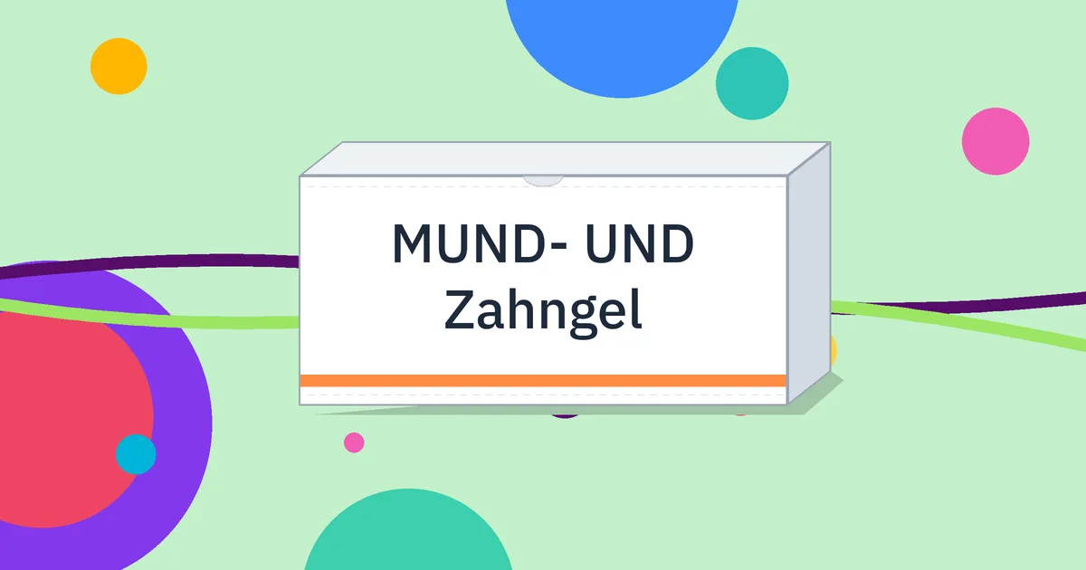 Symbolbild: Packung mit der Aufschrift MUND- UND Zahngel (PZN 16777133) – Verfügbarkeit und Bezug in Apotheken in Frankfurt am Main
