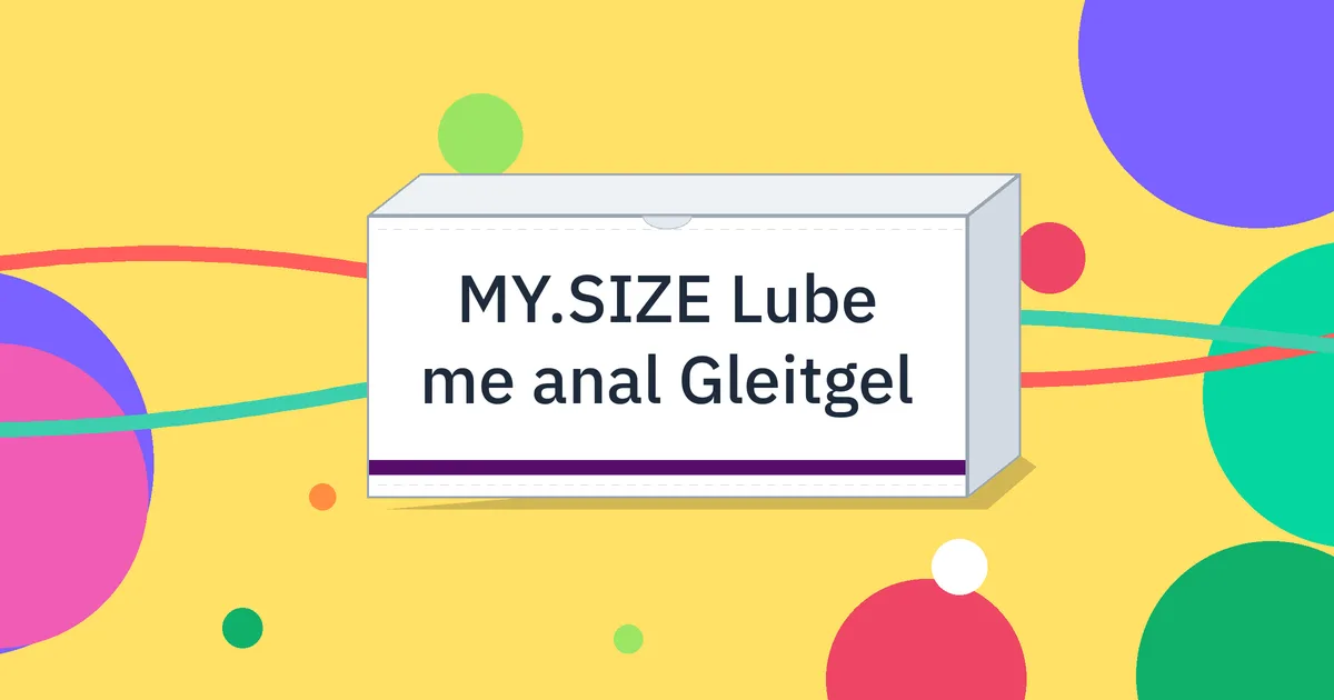 Symbolbild: Packung mit der Aufschrift MY.SIZE Lube me anal Gleitgel (PZN 17592341) – Verfügbarkeit und Bezug in Apotheken in Frankfurt am Main