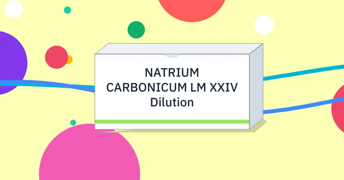 Symbolbild: Packung mit der Aufschrift NATRIUM CARBONICUM LM XXIV Dilution (PZN 02675363) – Verfügbarkeit und Bezug in Apotheken in Frankfurt am Main