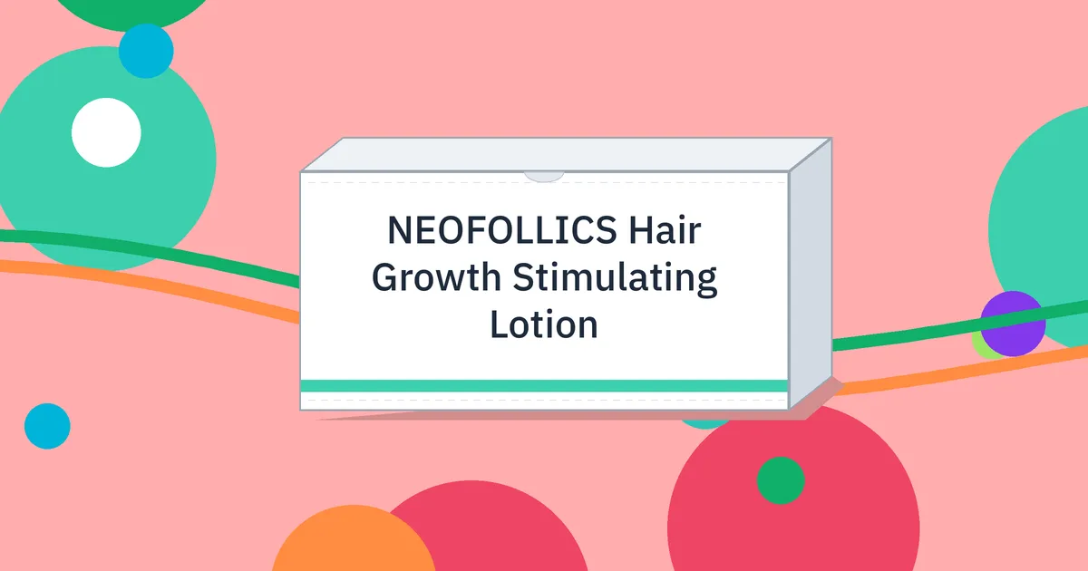 Symbolbild: Packung mit der Aufschrift NEOFOLLICS Hair Growth Stimulating Lotion (PZN 19500596) – Verfügbarkeit und Bezug in Apotheken in Frankfurt am Main