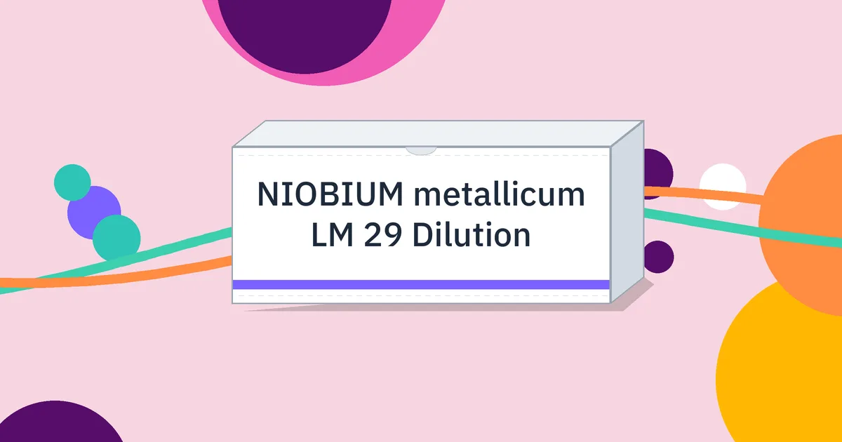 Symbolbild: Packung mit der Aufschrift NIOBIUM metallicum LM 29 Dilution (PZN 13619327) – Verfügbarkeit und Bezug in Apotheken in Frankfurt am Main
