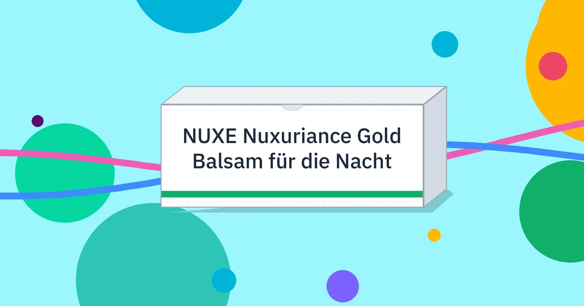 Symbolbild: Packung mit der Aufschrift NUXE Nuxuriance Gold Balsam für die Nacht (PZN 15231432) – Verfügbarkeit und Bezug in Apotheken in Frankfurt am Main