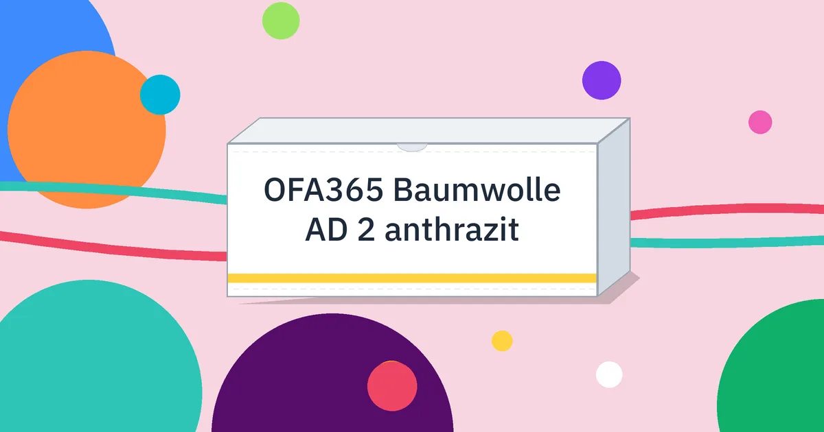 Symbolbild: Packung mit der Aufschrift OFA365 Baumwolle AD 2 anthrazit (PZN 16723640) – Verfügbarkeit und Bezug in Apotheken in Frankfurt am Main