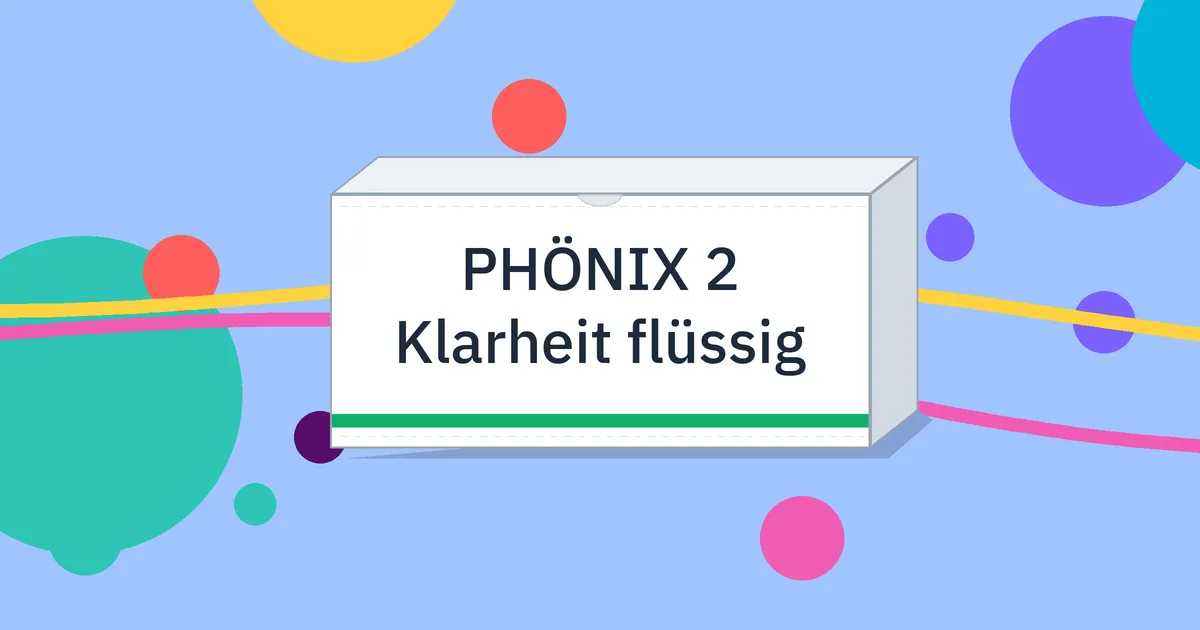 Symbolbild: Packung mit der Aufschrift PHÖNIX 2 Klarheit flüssig (PZN 18861932) – Verfügbarkeit und Bezug in Apotheken in Frankfurt am Main