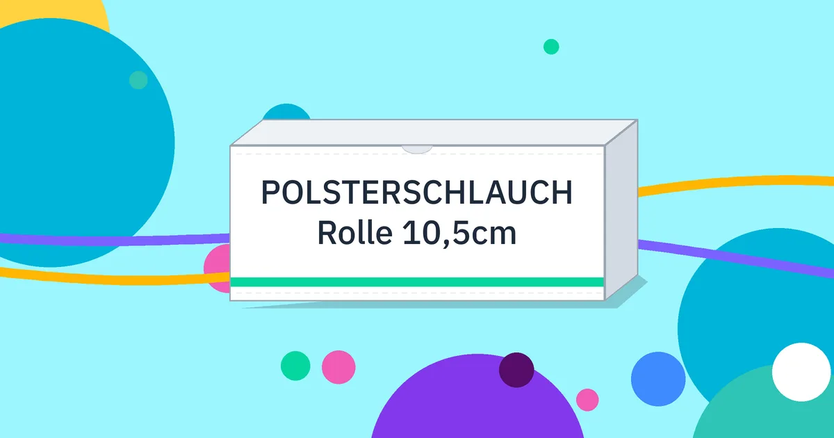 Symbolbild: Packung mit der Aufschrift POLSTERSCHLAUCH Rolle 10,5cm (PZN 07003728) – Verfügbarkeit und Bezug in Apotheken in Frankfurt am Main