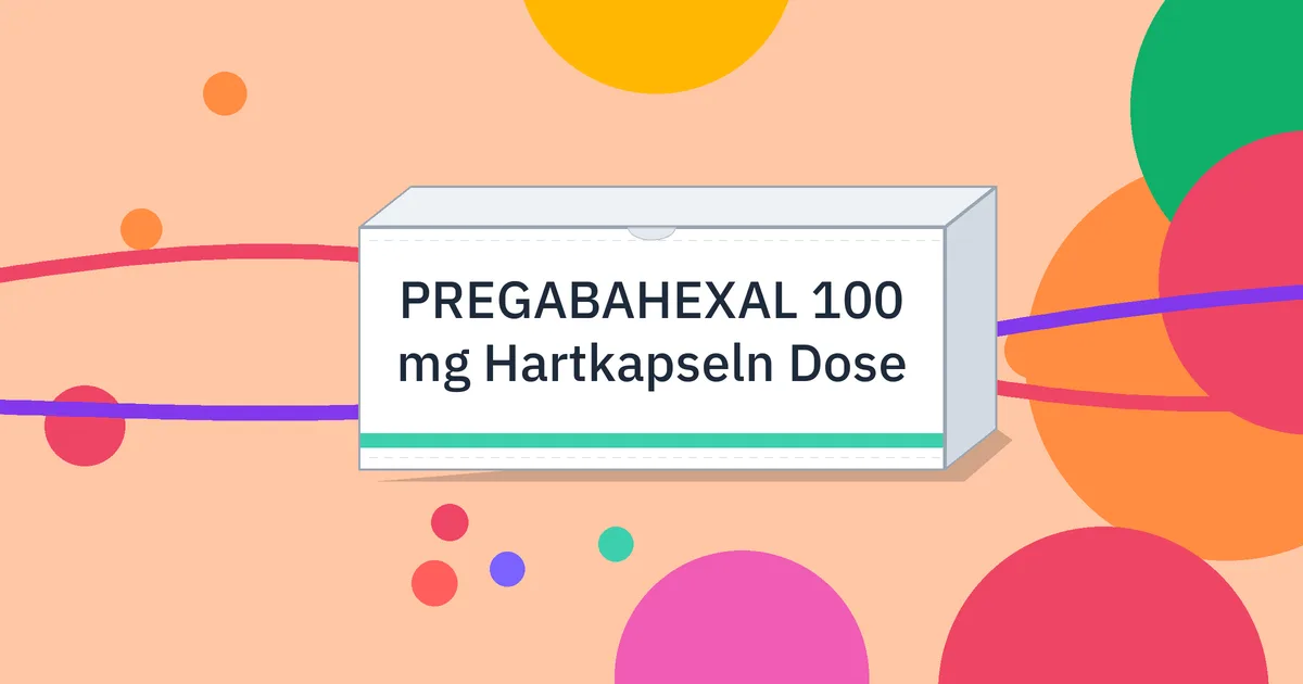 Symbolbild: Packung mit der Aufschrift PREGABAHEXAL 100 mg Hartkapseln Dose (PZN 19450591) – Verfügbarkeit und Bezug in Apotheken in Frankfurt am Main
