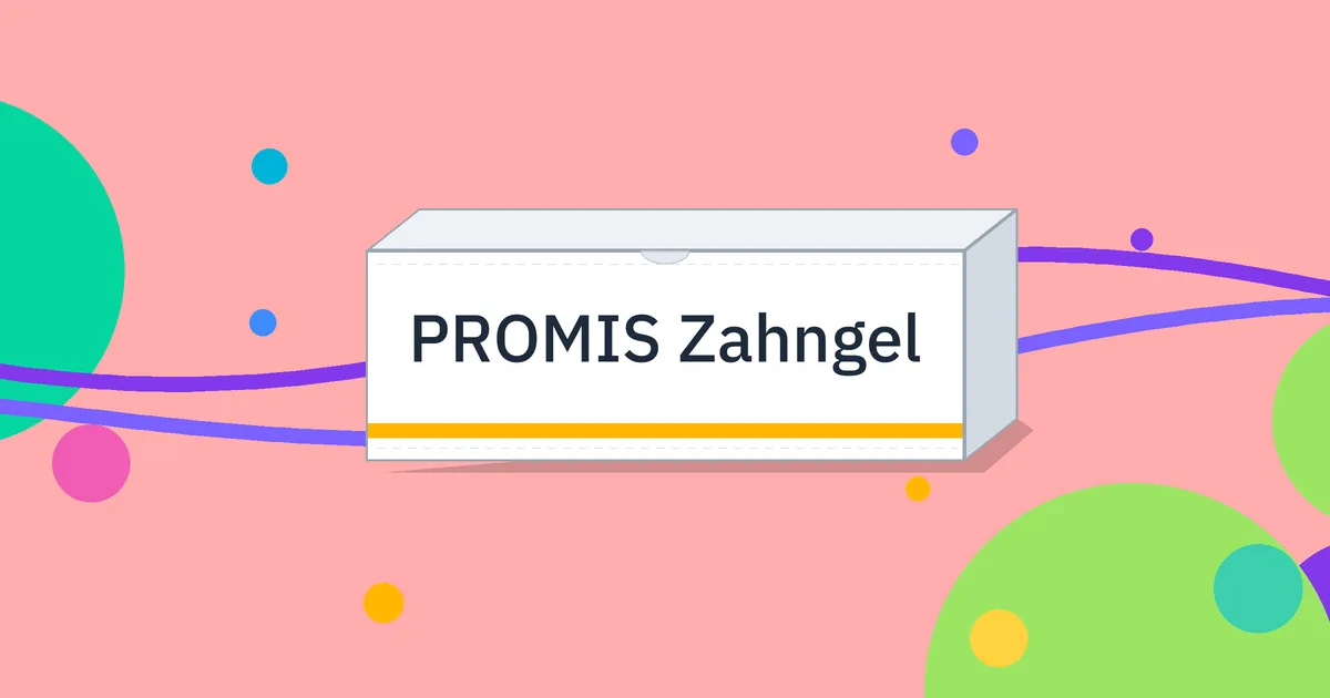 Symbolbild: Packung mit der Aufschrift PROMIS Zahngel (PZN 17873643) – Verfügbarkeit und Bezug in Apotheken in Frankfurt am Main