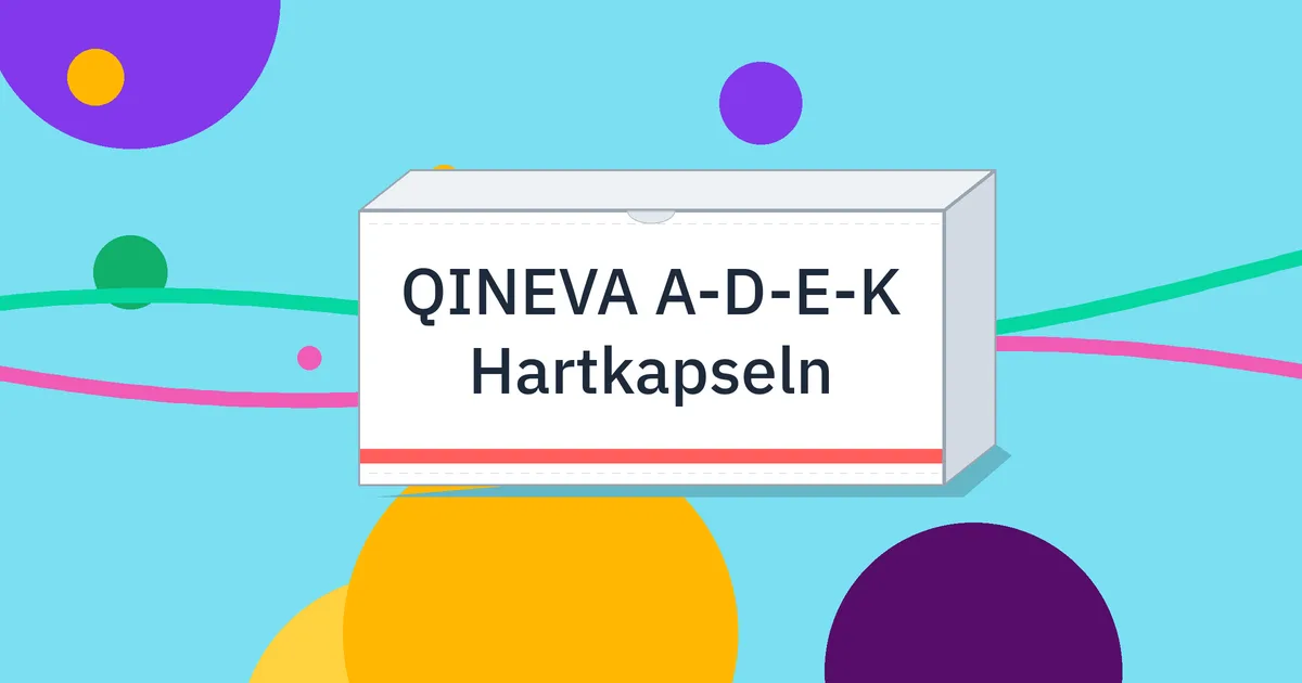 Symbolbild: Packung mit der Aufschrift QINEVA A-D-E-K Hartkapseln (PZN 19358862) – Verfügbarkeit und Bezug in Apotheken in Frankfurt am Main