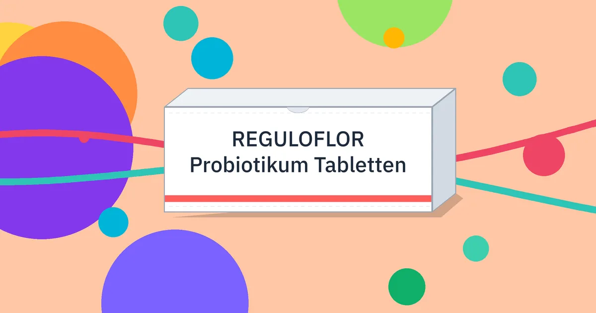 Symbolbild: Packung mit der Aufschrift REGULOFLOR Probiotikum Tabletten (PZN 04310370) – Verfügbarkeit und Bezug in Apotheken in Frankfurt am Main