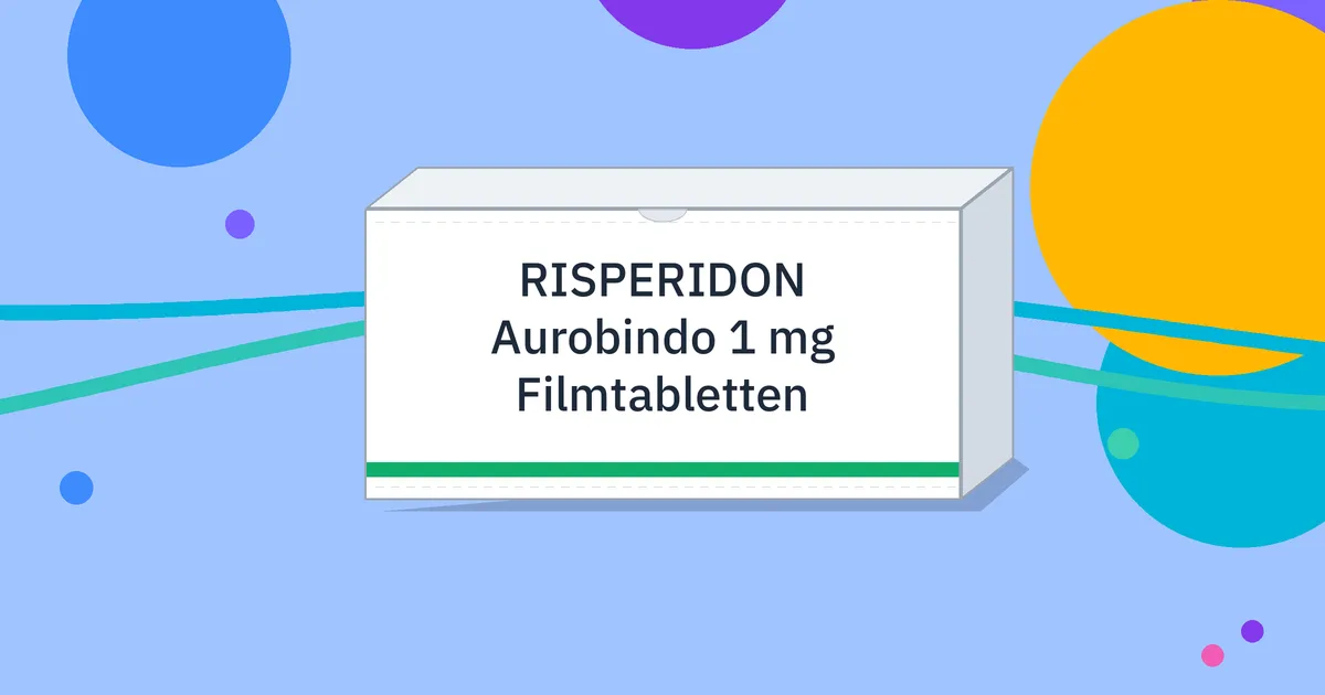 Symbolbild: Packung mit der Aufschrift RISPERIDON Aurobindo 1 mg Filmtabletten (PZN 07713507) – Verfügbarkeit und Bezug in Apotheken in Frankfurt am Main