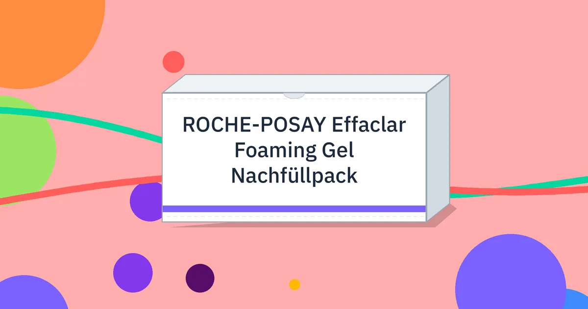 Symbolbild: Packung mit der Aufschrift ROCHE-POSAY Effaclar Foaming Gel Nachfüllpack (PZN 20223529) – Verfügbarkeit und Bezug in Apotheken in Frankfurt am Main