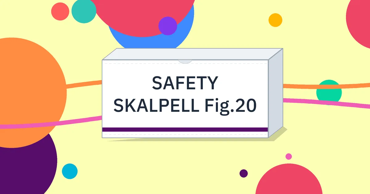 Symbolbild: Packung mit der Aufschrift SAFETY SKALPELL Fig.20 (PZN 07330278) – Verfügbarkeit und Bezug in Apotheken in Frankfurt am Main