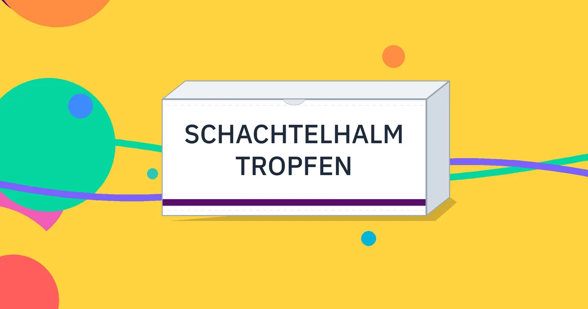 Symbolbild: Packung mit der Aufschrift SCHACHTELHALM TROPFEN (PZN 11052431) – Verfügbarkeit und Bezug in Apotheken in Frankfurt am Main