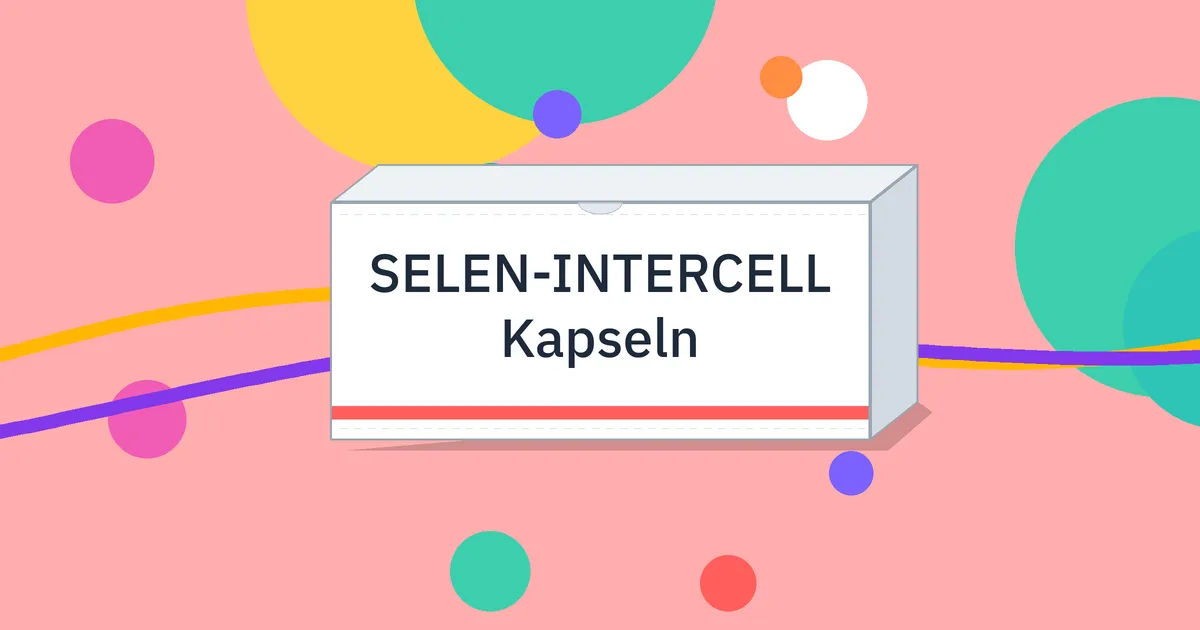 Symbolbild: Packung mit der Aufschrift SELEN-INTERCELL Kapseln (PZN 19275596) – Verfügbarkeit und Bezug in Apotheken in Frankfurt am Main