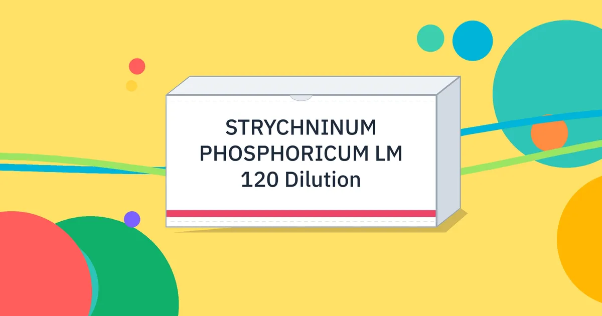 Symbolbild: Packung mit der Aufschrift STRYCHNINUM PHOSPHORICUM LM 120 Dilution (PZN 13207501) – Verfügbarkeit und Bezug in Apotheken in Frankfurt am Main