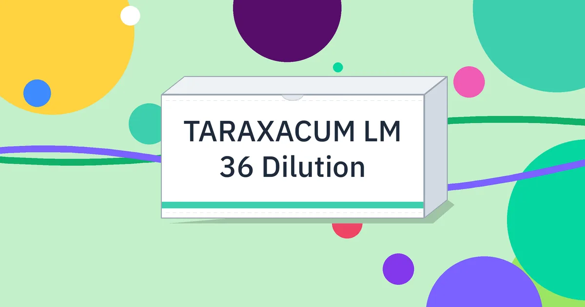 Symbolbild: Packung mit der Aufschrift TARAXACUM LM 36 Dilution (PZN 13214518) – Verfügbarkeit und Bezug in Apotheken in Frankfurt am Main