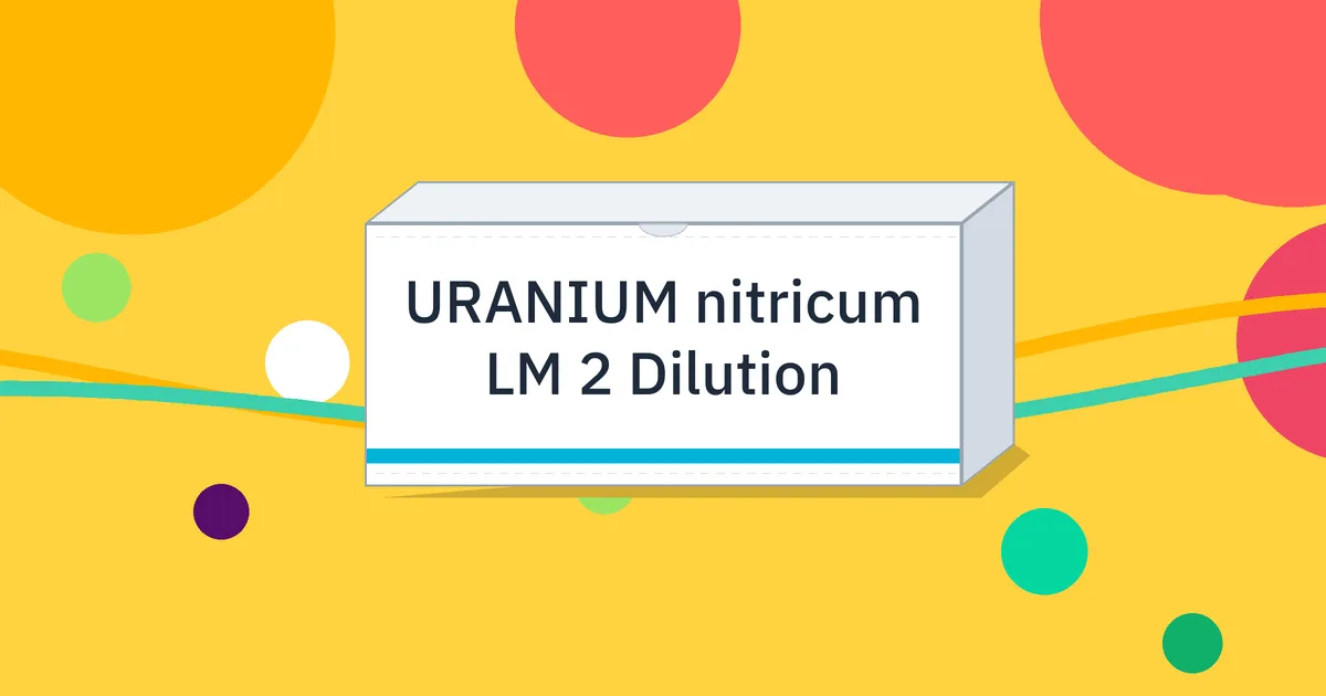 Symbolbild: Packung mit der Aufschrift URANIUM nitricum LM 2 Dilution (PZN 13256132) – Verfügbarkeit und Bezug in Apotheken in Frankfurt am Main