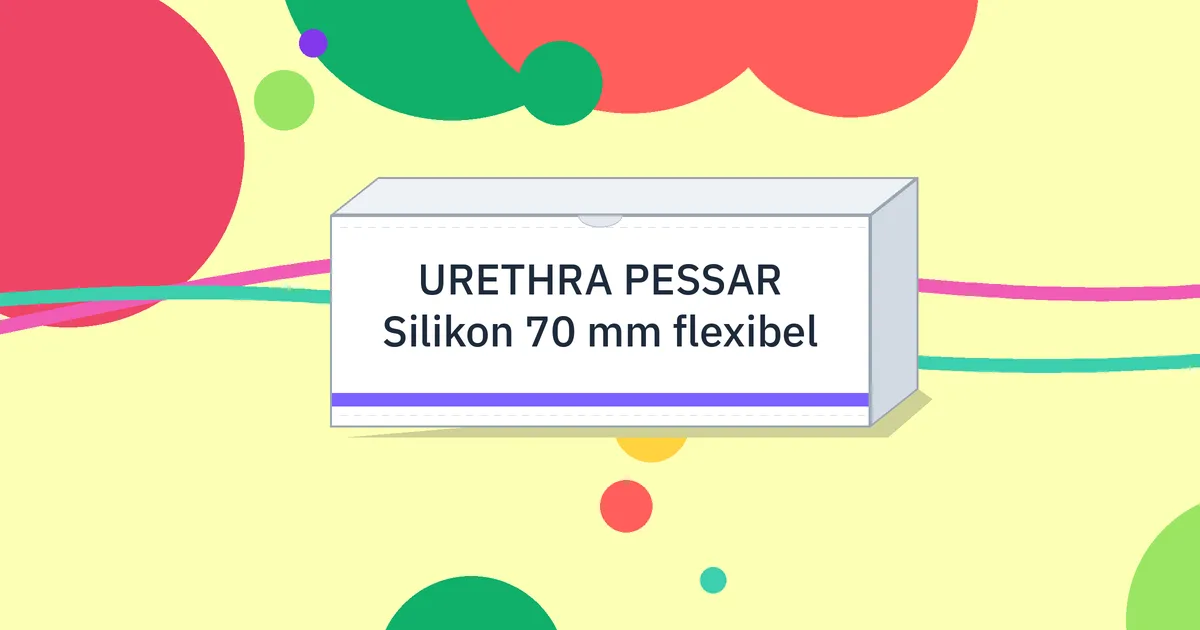 Symbolbild: Packung mit der Aufschrift URETHRA PESSAR Silikon 70 mm flexibel (PZN 04845622) – Verfügbarkeit und Bezug in Apotheken in Frankfurt am Main