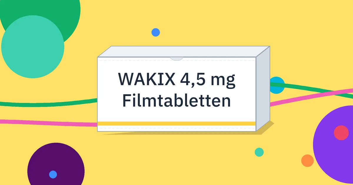 Symbolbild: Packung mit der Aufschrift WAKIX 4,5 mg Filmtabletten (PZN 11617117) – Verfügbarkeit und Bezug in Apotheken in Frankfurt am Main