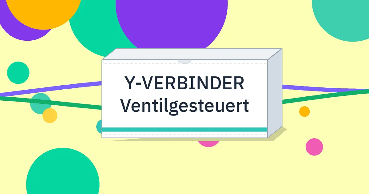 Symbolbild: Packung mit der Aufschrift Y-VERBINDER Ventilgesteuert (PZN 07349898) – Verfügbarkeit und Bezug in Apotheken in Frankfurt am Main