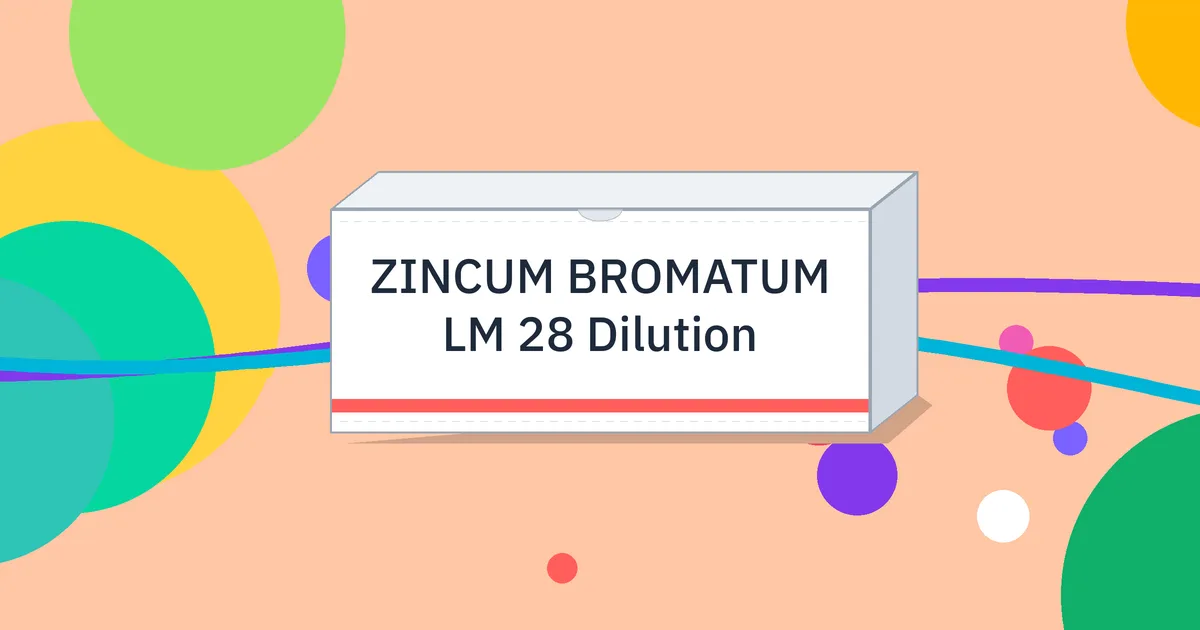 Symbolbild: Packung mit der Aufschrift ZINCUM BROMATUM LM 28 Dilution (PZN 13291766) – Verfügbarkeit und Bezug in Apotheken in Frankfurt am Main