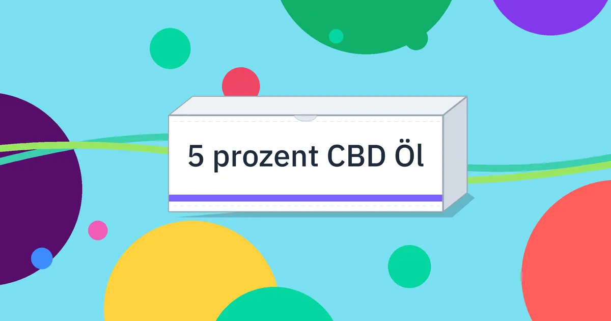 Symbolbild: Packung mit der Aufschrift 5 prozent CBD Öl (PZN 18070751) – Verfügbarkeit und Bezug in Apotheken in Frankfurt am Main