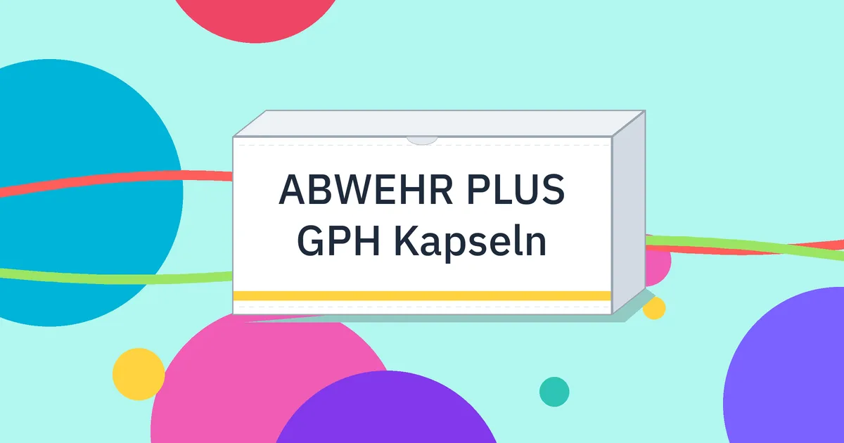 Symbolbild: Packung mit der Aufschrift ABWEHR PLUS GPH Kapseln (PZN 10554969) – Verfügbarkeit und Bezug in Apotheken in Frankfurt am Main