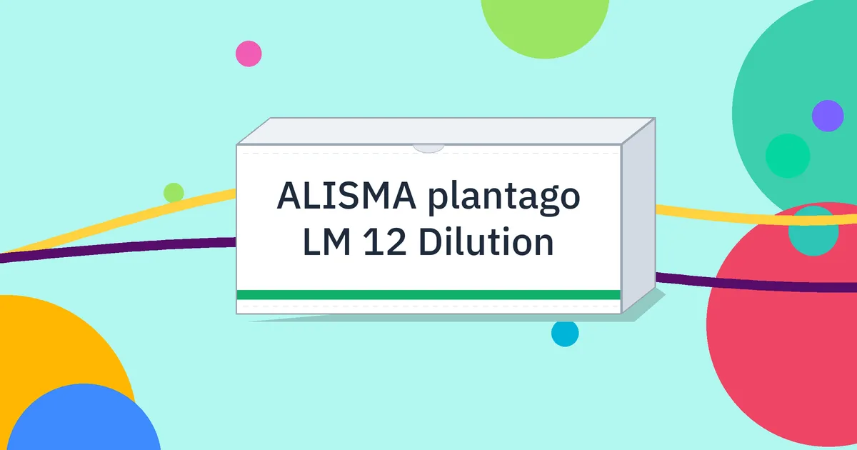 Symbolbild: Packung mit der Aufschrift ALISMA plantago LM 12 Dilution (PZN 13310601) – Verfügbarkeit und Bezug in Apotheken in Frankfurt am Main