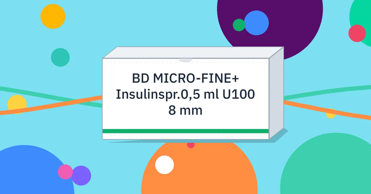 Symbolbild: Packung mit der Aufschrift BD MICRO-FINE+ Insulinspr.0,5 ml U100 8 mm (PZN 19235579) – Verfügbarkeit und Bezug in Apotheken in Frankfurt am Main