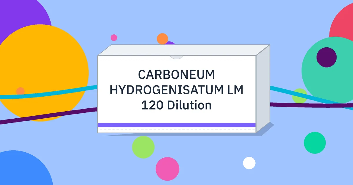 Symbolbild: Packung mit der Aufschrift CARBONEUM HYDROGENISATUM LM 120 Dilution (PZN 13428515) – Verfügbarkeit und Bezug in Apotheken in Frankfurt am Main