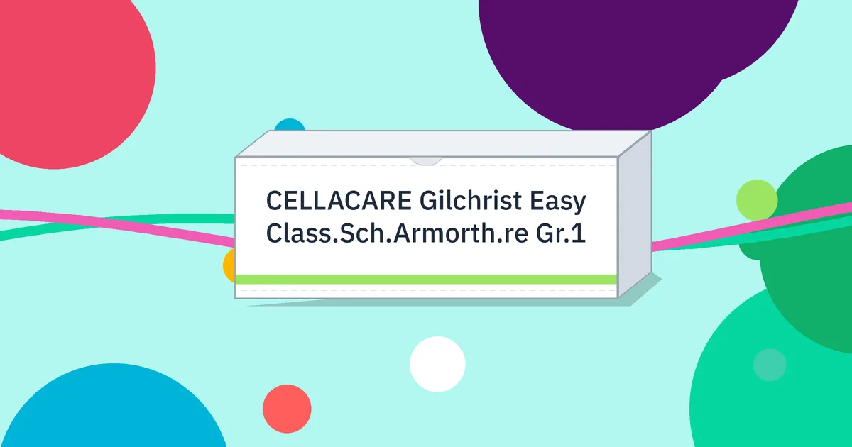Symbolbild: Packung mit der Aufschrift CELLACARE Gilchrist Easy Class.Sch.Armorth.re Gr.1 (PZN 18364808) – Verfügbarkeit und Bezug in Apotheken in Frankfurt am Main